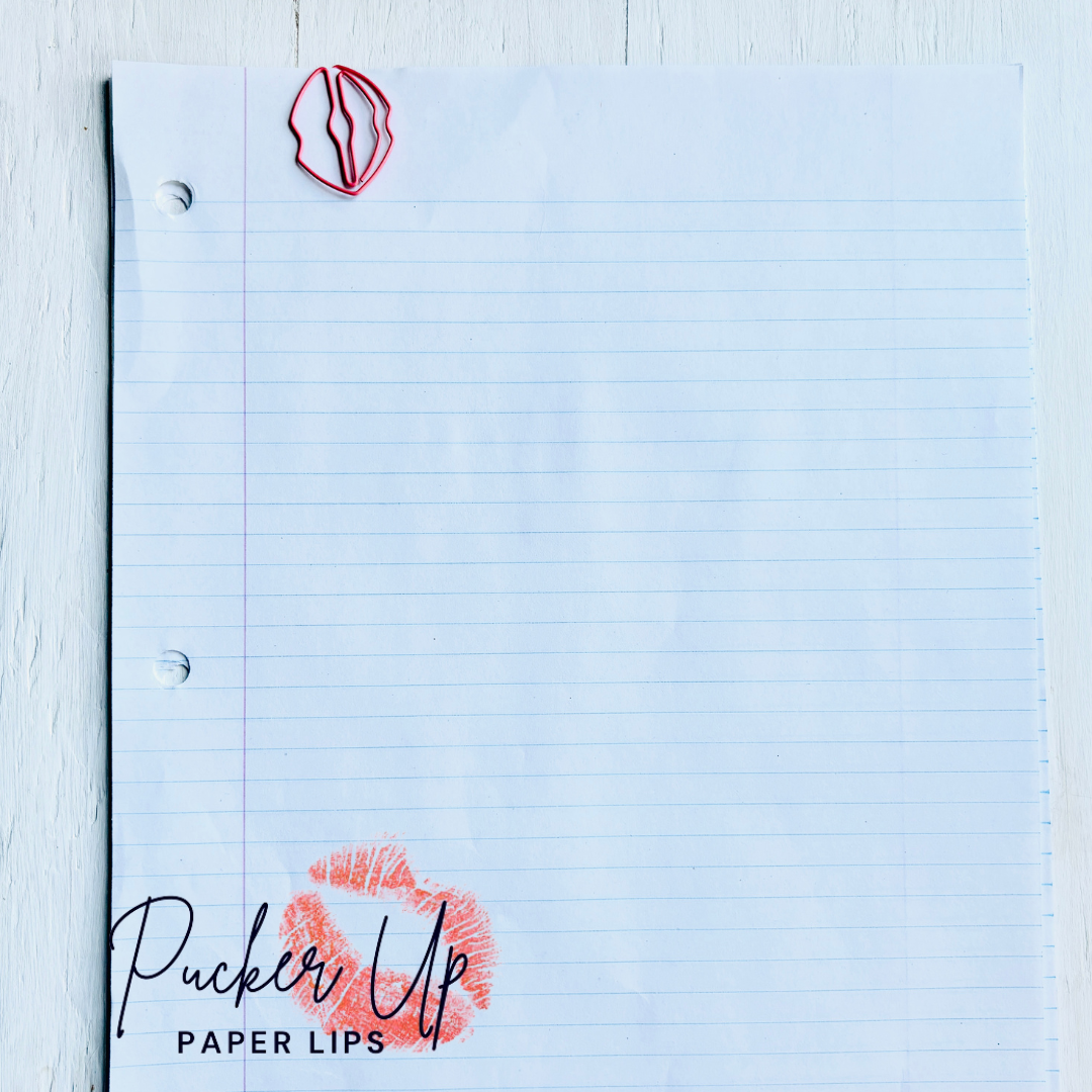 Pucker UP Paper Lips- handmade by Laura Richey