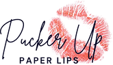 Pucker UP Paper Lips- handmade by Laura Richey