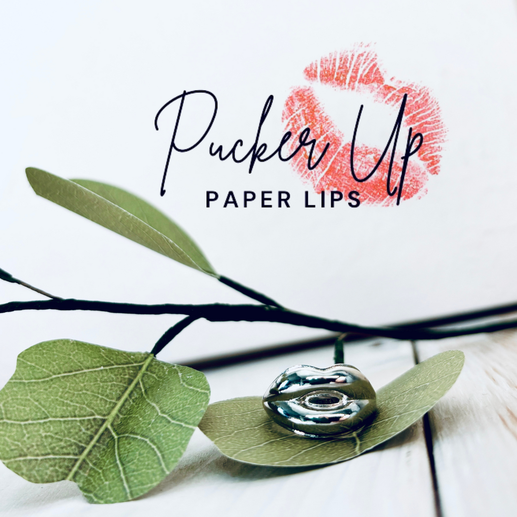 Pucker UP Paper Lips- handmade by Laura Richey